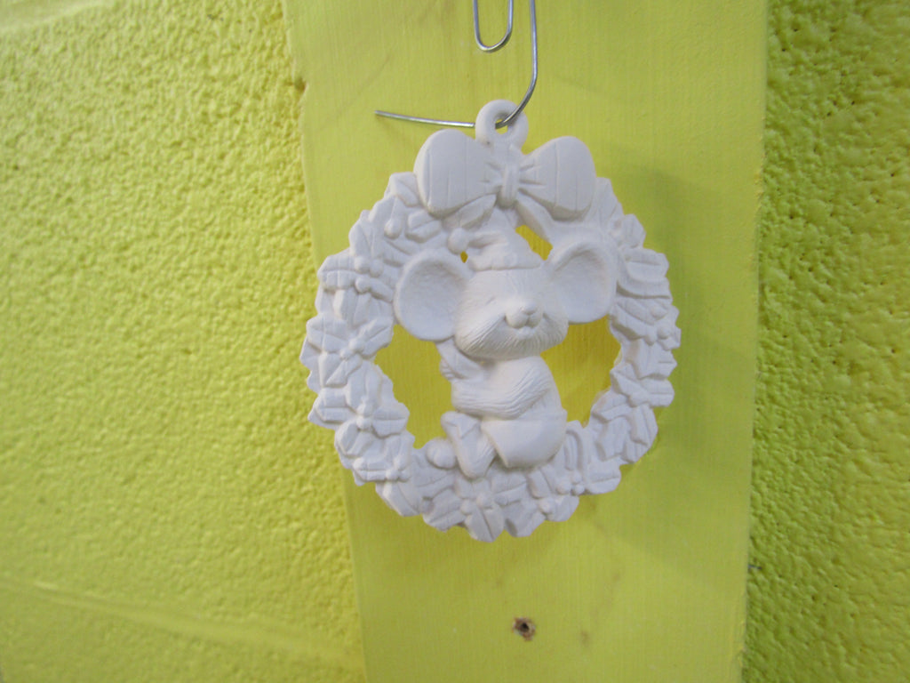 Wreath - Mouse – Bisque Busters