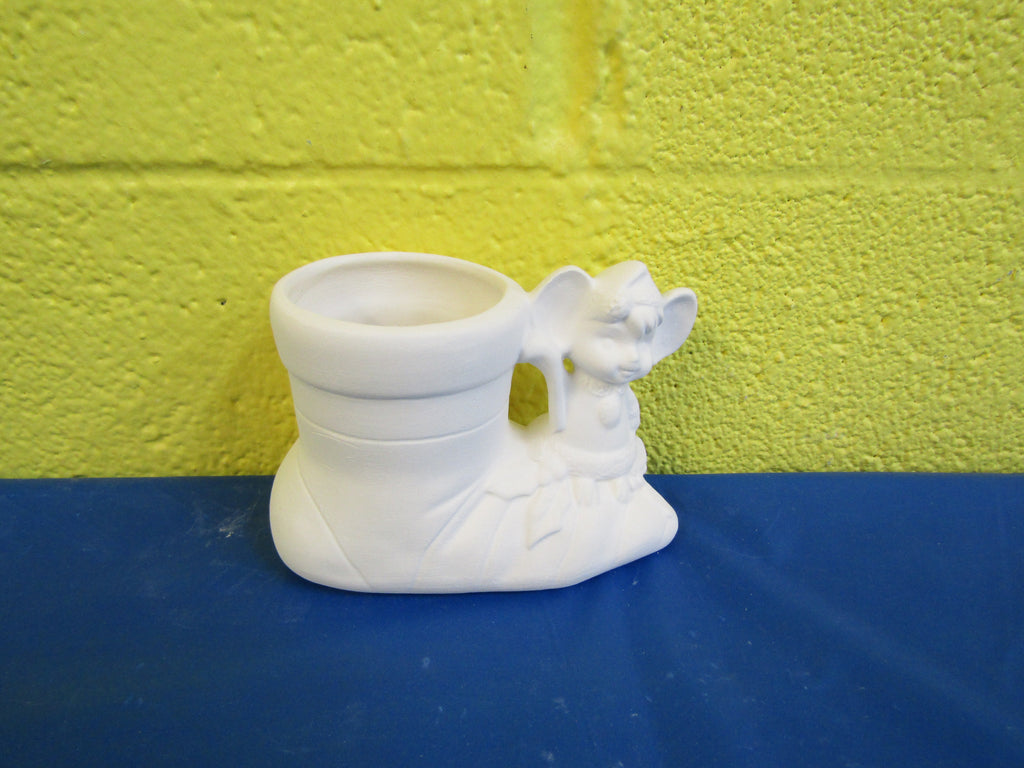 Planter - Mouse, Boot – Bisque Busters