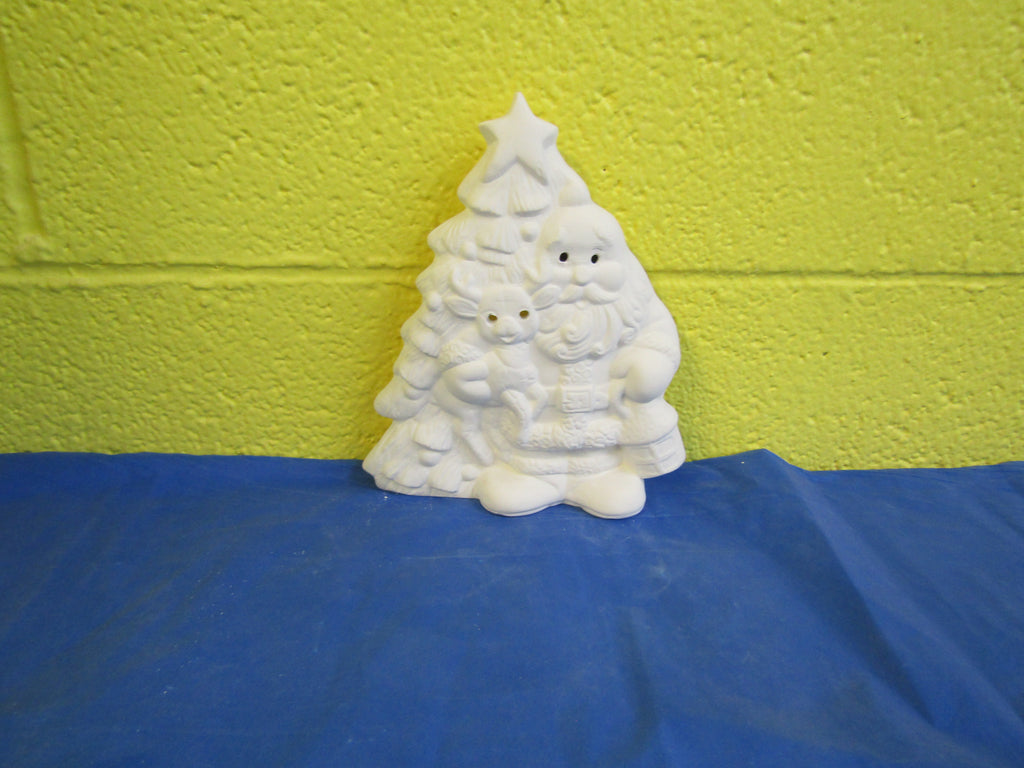 Santa - Deer, Blinkie – Bisque Busters
